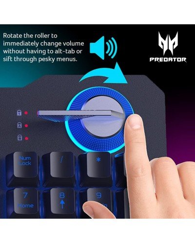 კლავიატურა Acer GP.KBD11.01N Predator Aethon 700, Wired, RGB, USB ...