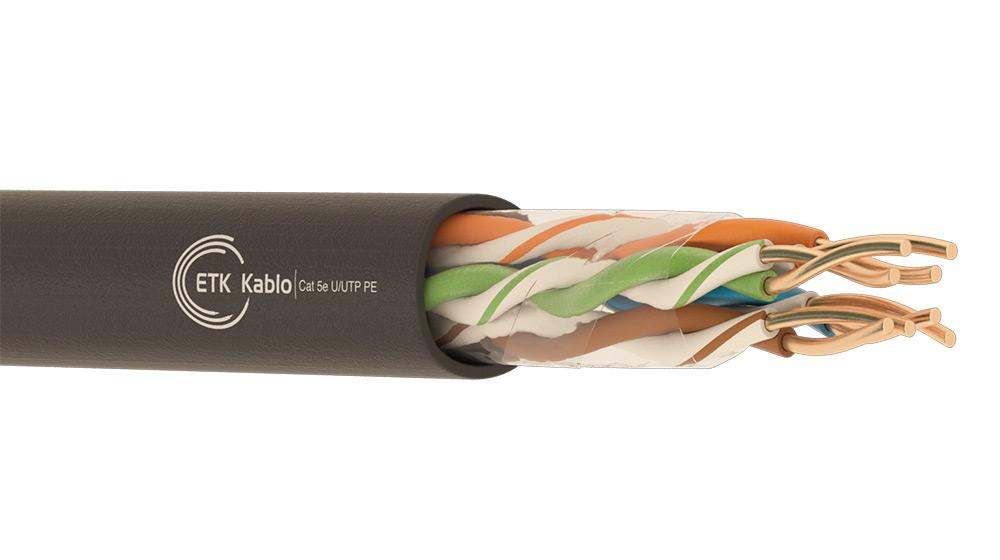 ქსელის კაბელი Etk kablo Cat 5e U/UTP 4x2x24 AWG PE-305M Cat5e UTP 24AWG ...